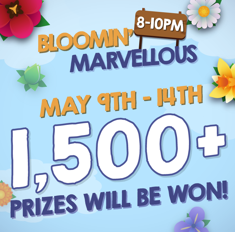 Bloomin Marvellous| tombola arcade