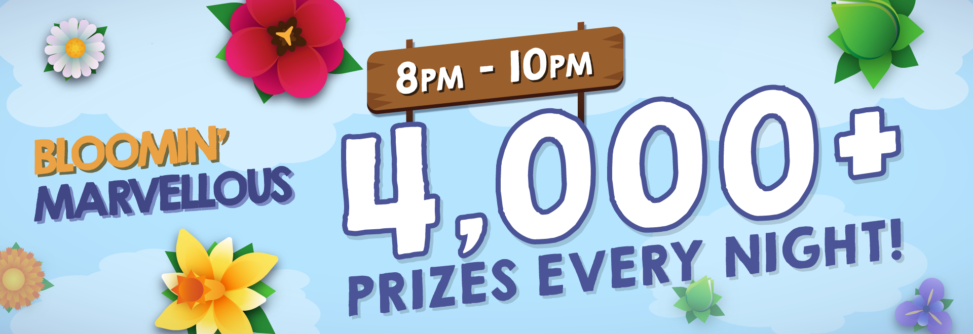 Bloomin Marvellous| tombola arcade