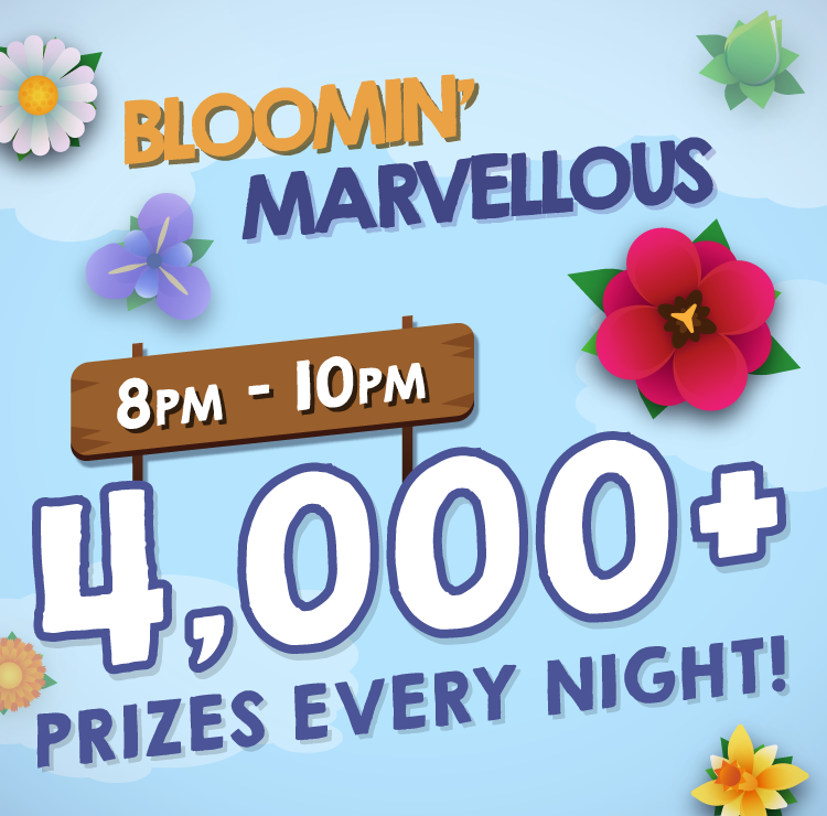 Bloomin Marvellous| tombola arcade