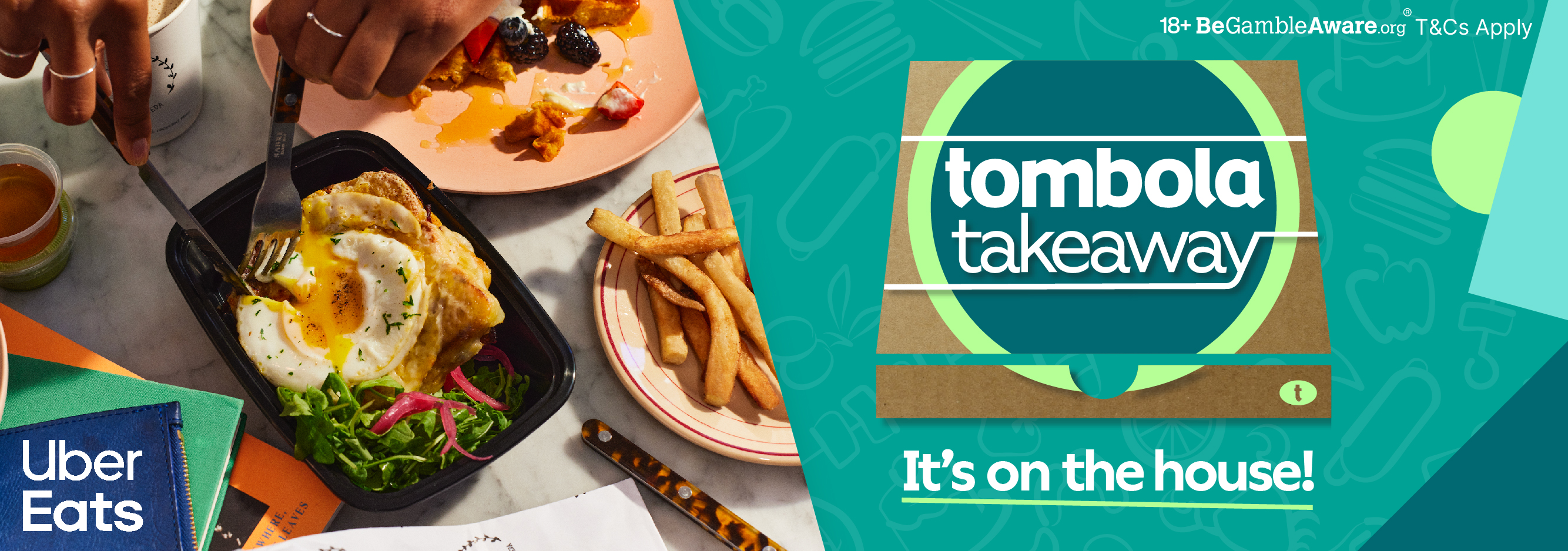 tombola takeaway its on the house