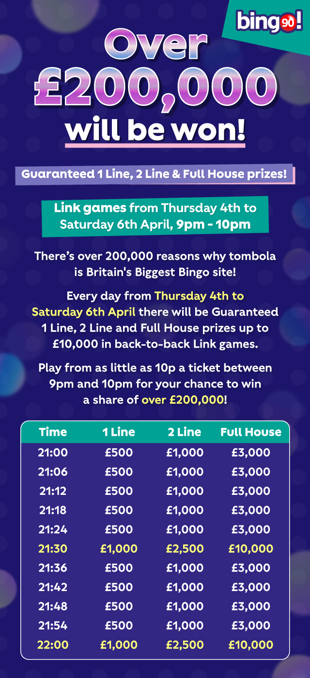 Promotions |£200,000 to be Won!| tombola