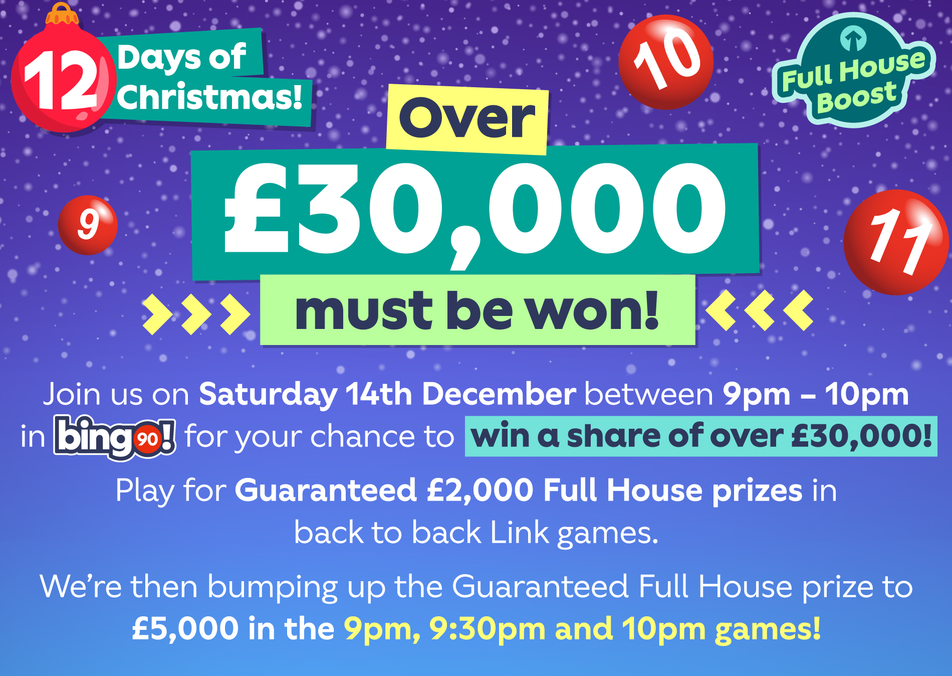 Promotions | Over £30,000 must be won | tombola