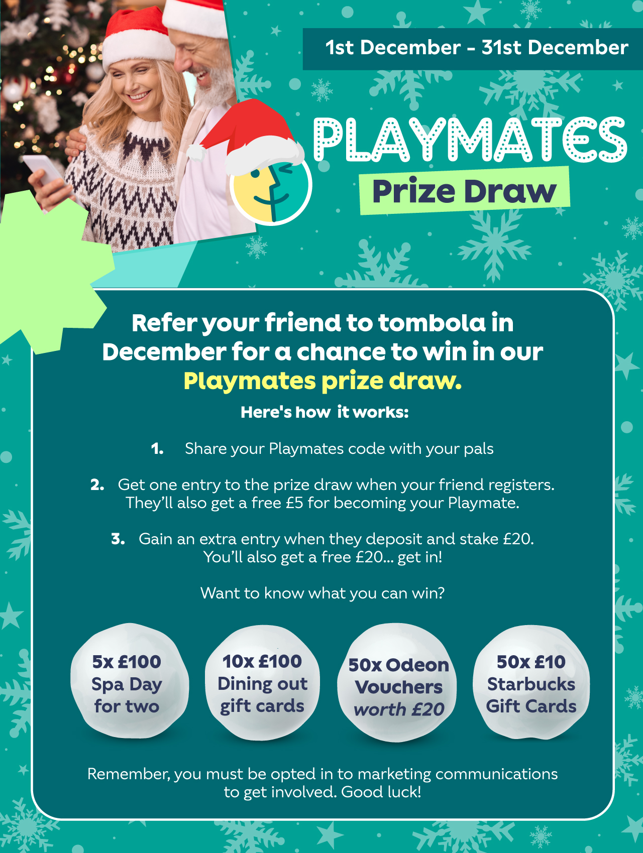 Playmates Prize Draw | tombola