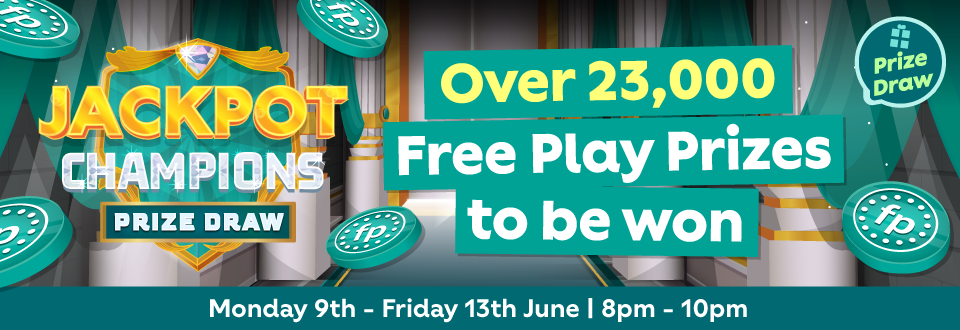 Jackpot Champions Prize Draw | tombola arcade