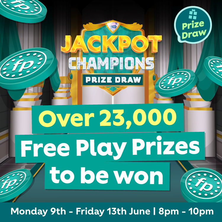 Jackpot Champions Prize Draw | tombola arcade